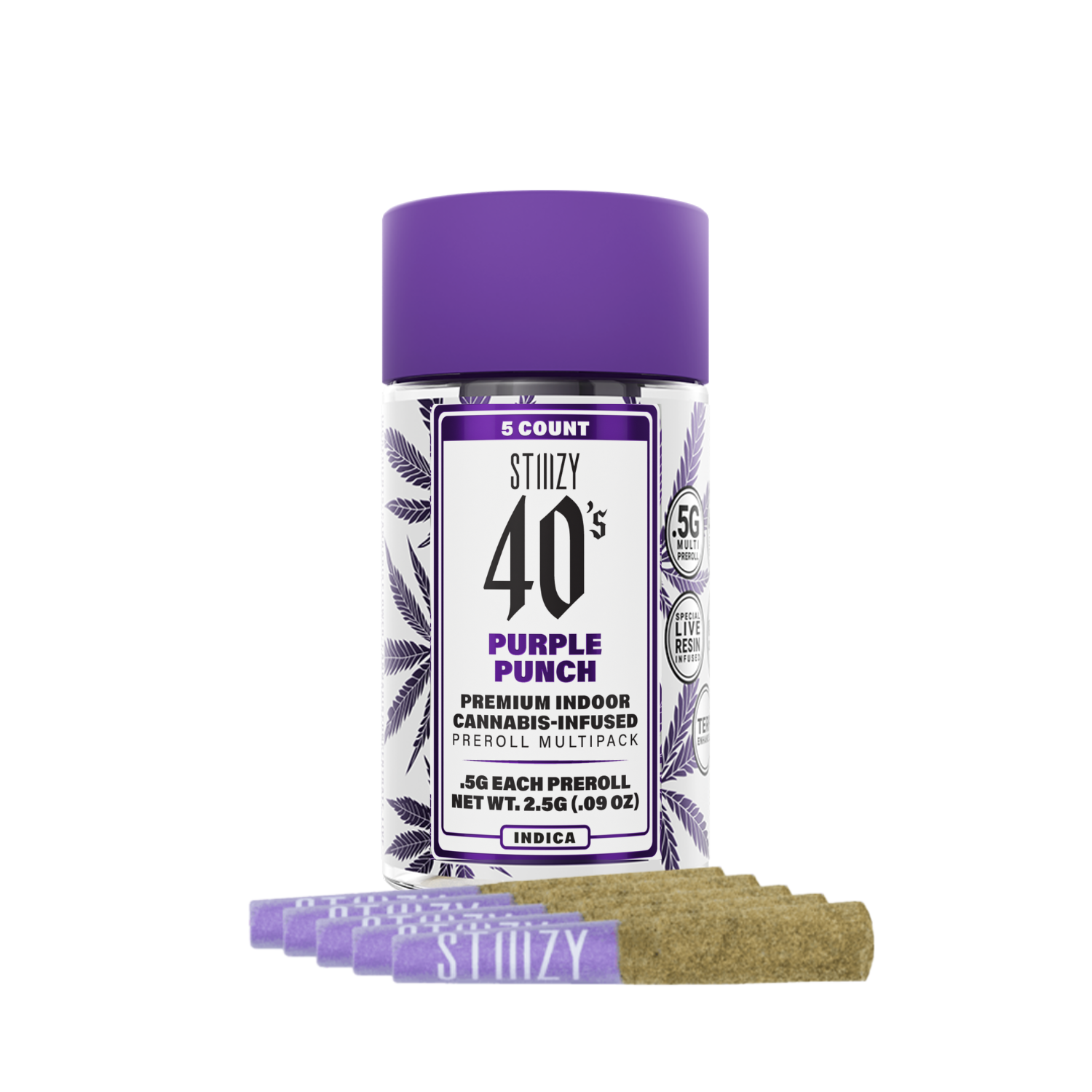 PURPLE PUNCH 40'S 5 PACK - Airfield Supply Co. Cannabis D...